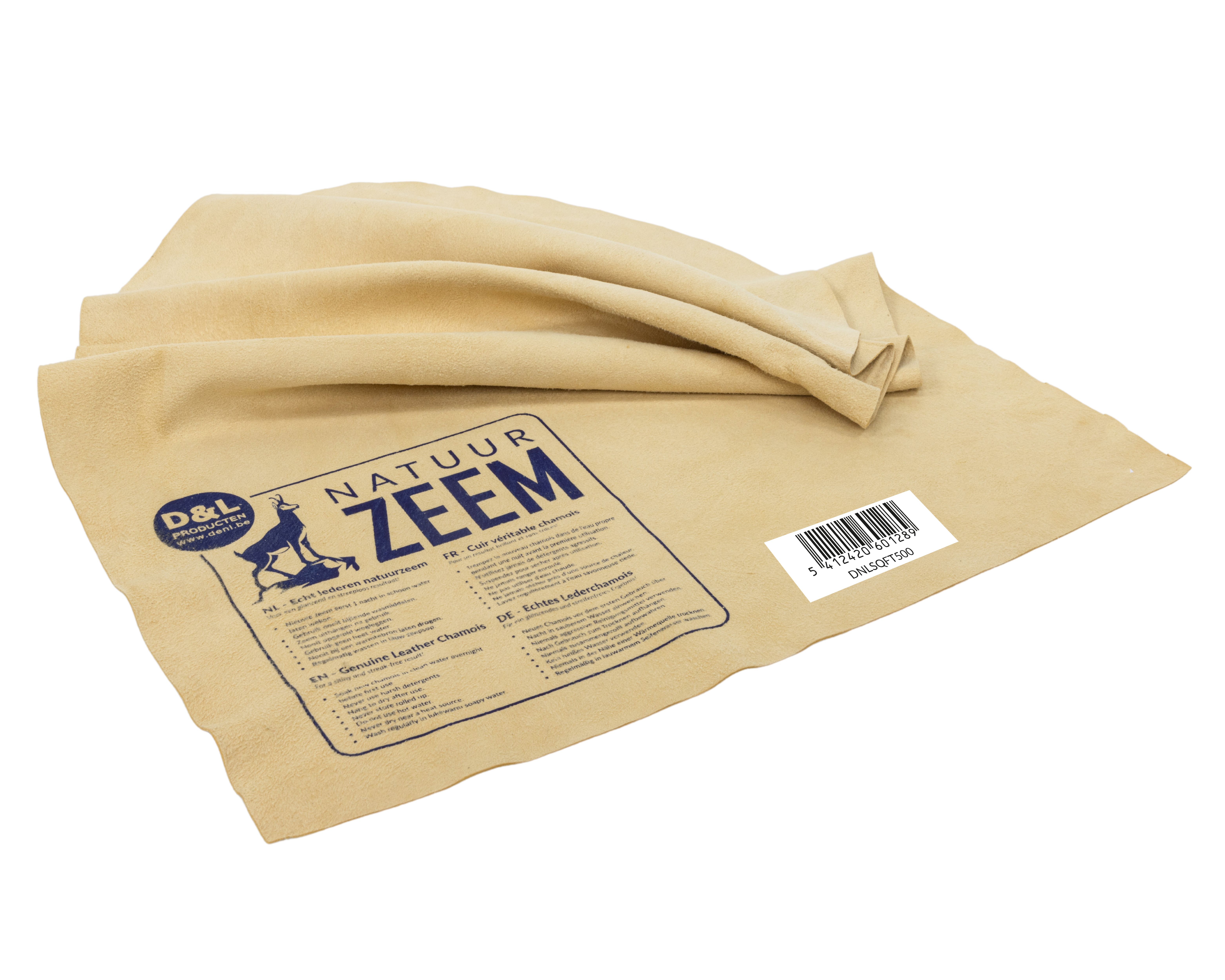 D&L Natuurzeem - Zeemvel - Ramen Zemen - 1ste Keus | 5.00vv | DNLSQFT500